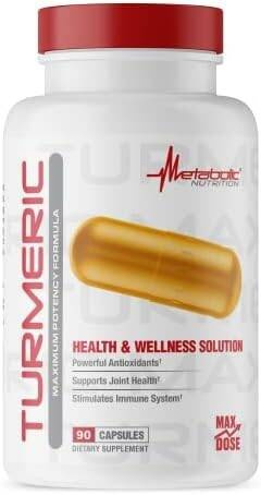 Metabolic Nutrition Turmeric 90 caps curcumin for inflammation ...