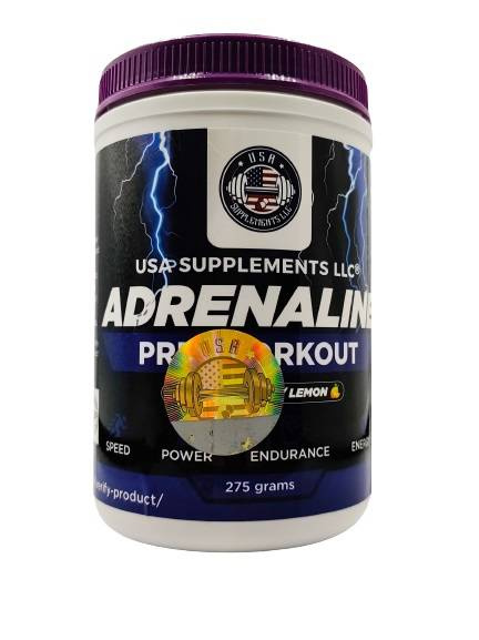 USA Supplements Adrenaline 275g pre-workout | bodyshock.pro