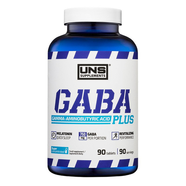 UNS GABA PLUS 90 caps + melatonin for sleep | bodyshock.pro