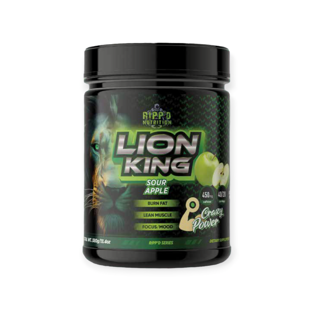 RIPP'D Nutrition Lion King 380g nootropic pre-workout | bodyshock.pro