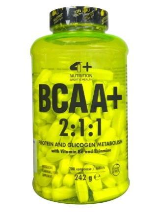 4+ BCAA+ 2:1:1 200 tabs - branched chain amino acids AjiPure ...