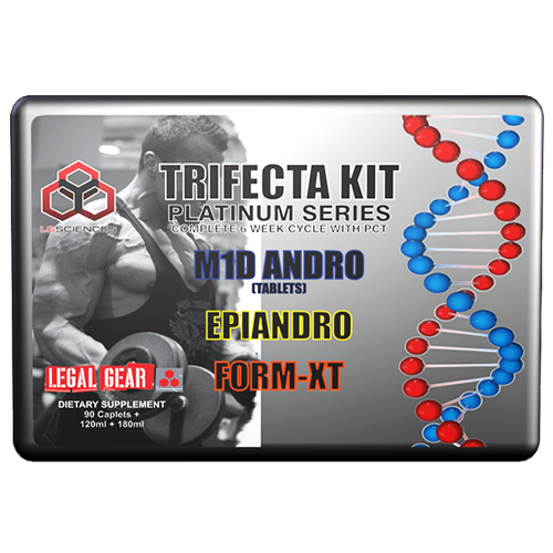 LG Sciences Trifecta prohormones kit - m1d andro Epiandro-50 form-xt | Wolrdwide Shipping