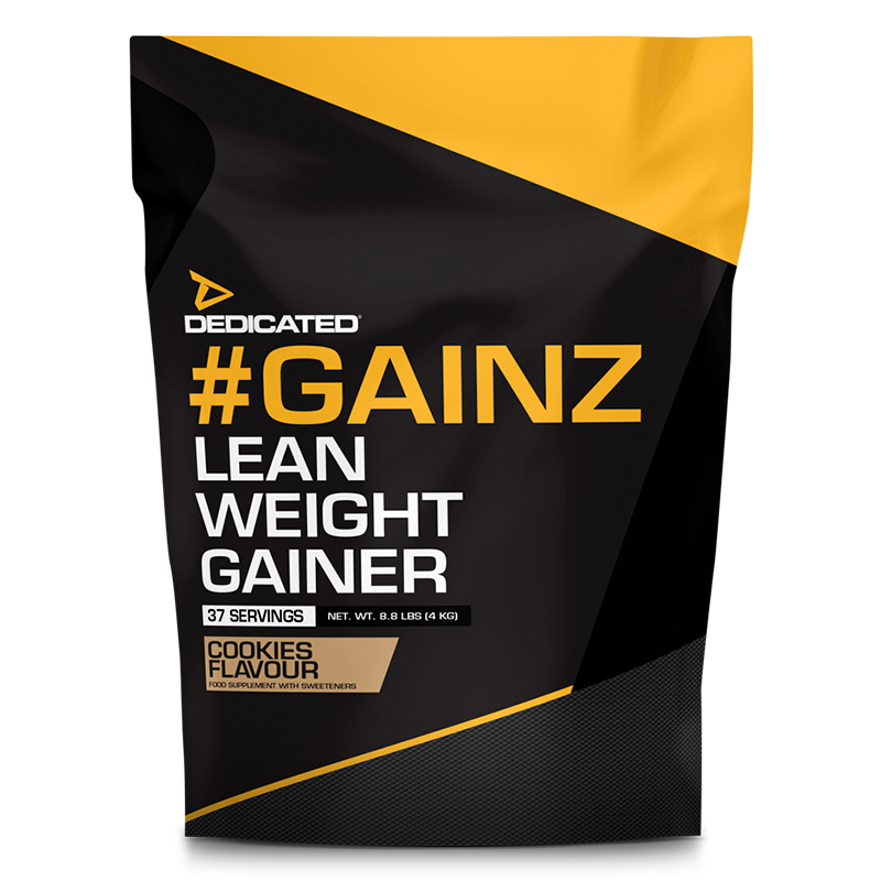 Dedicated Nutrition Gainz 4000g lean weight gainer for proffesional ...