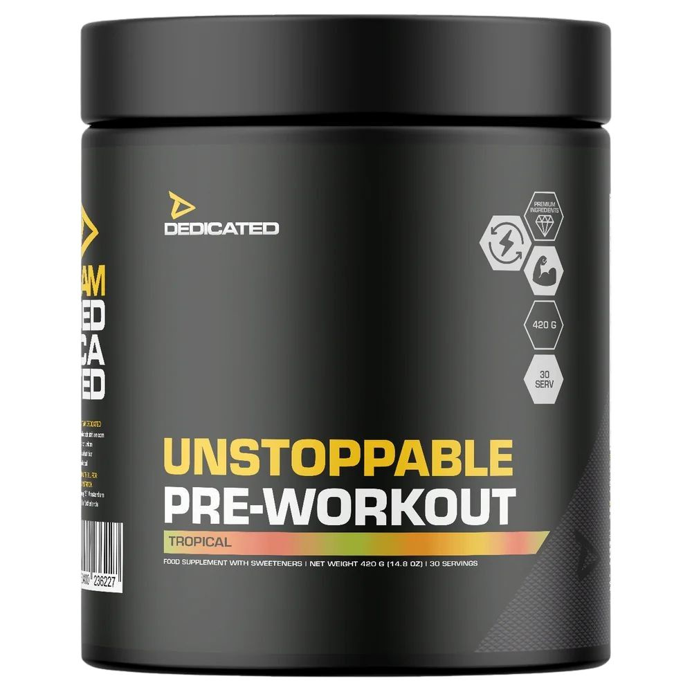 Dedicated Unstoppable 420g - pre-workout | bodyshock.pro