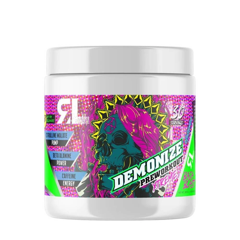 Relentless Demonize Pre 390g pre-workout | bodyshock.pro