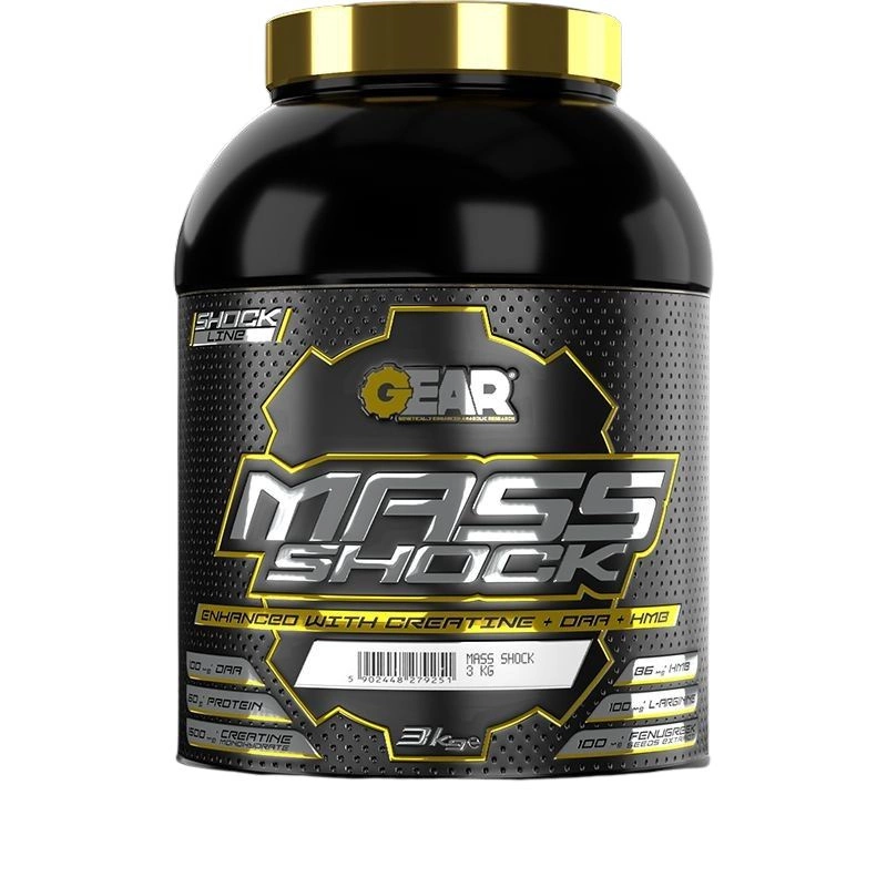 FA Gear Mass Shock 3000g muscle building gainer | Bodyshock.pro