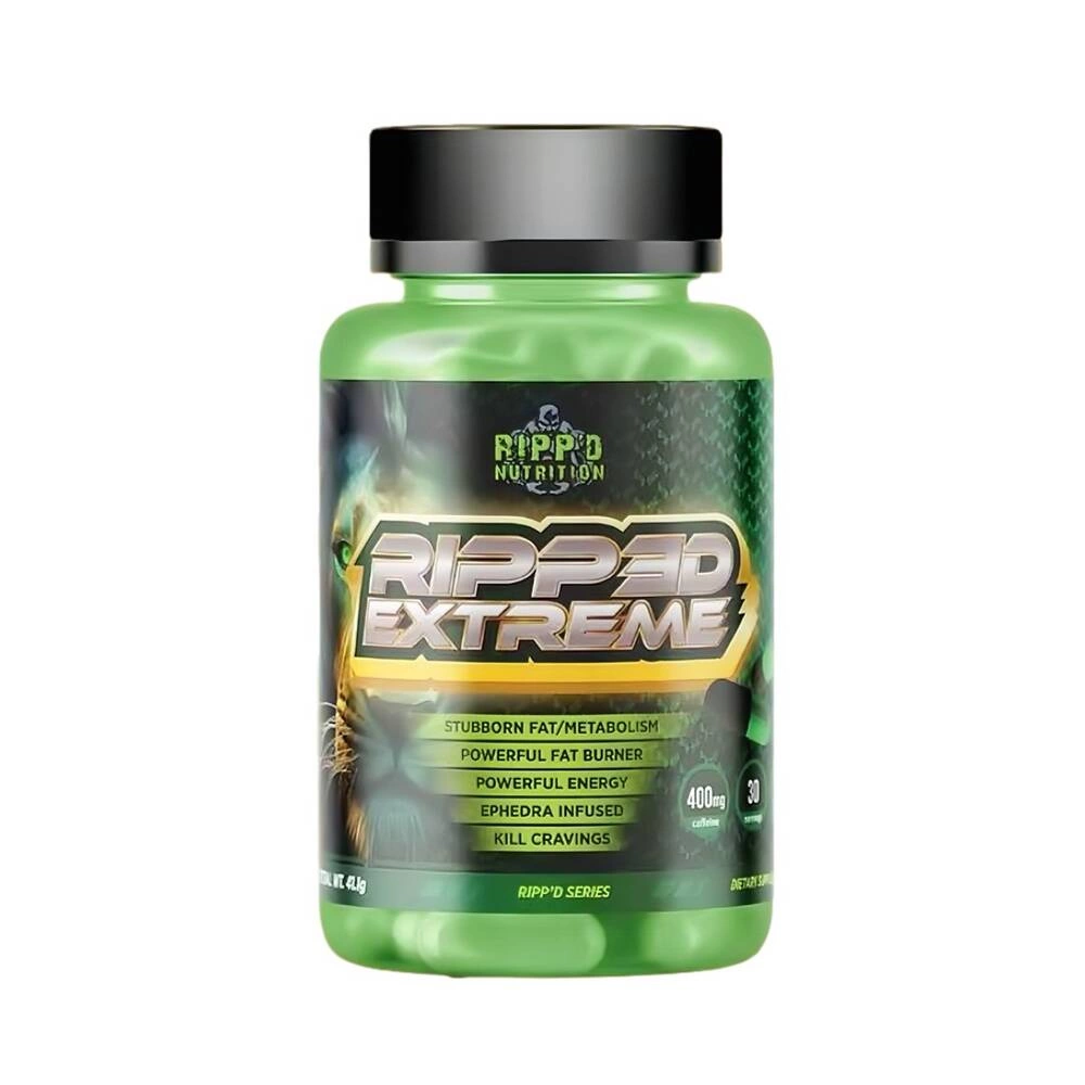 RIPP'D Nutrition Ripped Extreme 60 caps hardcore fat burner | bodyshock.pro