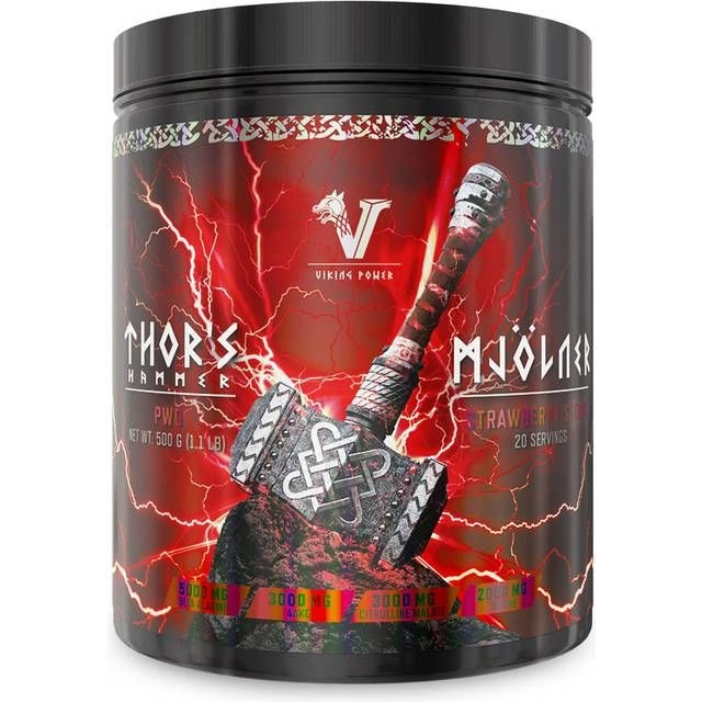 Viking Power Thor's Hammer Pre-workout 500 g - pre-workout booster ...