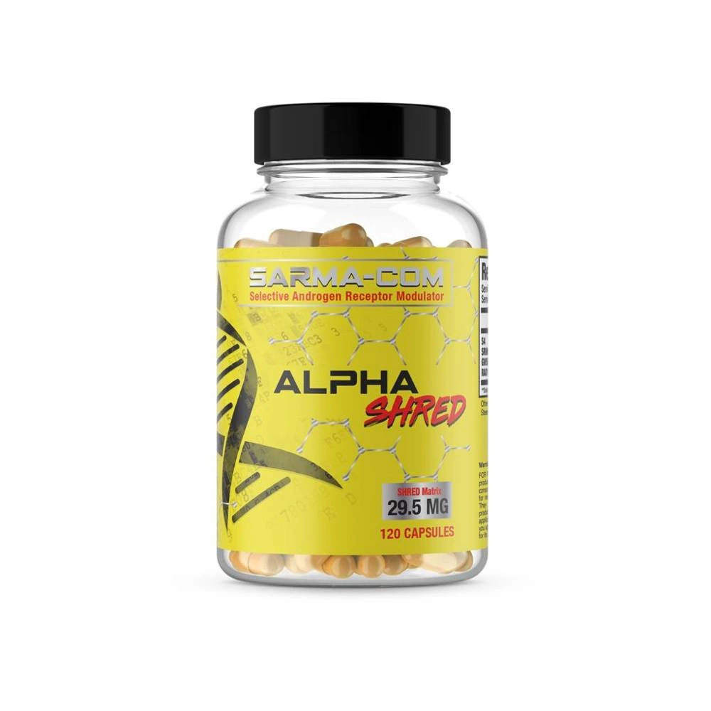 Sarma-Com Alpha Shred 120 caps SARM stack | bodyshock.pro