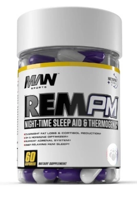MAN REM PM 60 caps dietary supplement for sleep and weight loss | bodyshock.pro