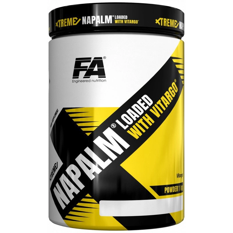 Fitness Authority Xtreme Napalm loaded with Vitargo 1000g pre-workout ...