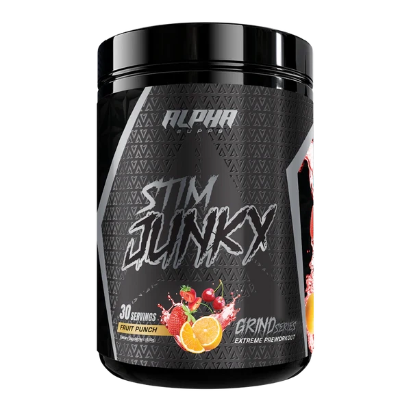 Alpha Supps Stim Junky 450 g – pre-workout booster | bodyshock.pro
